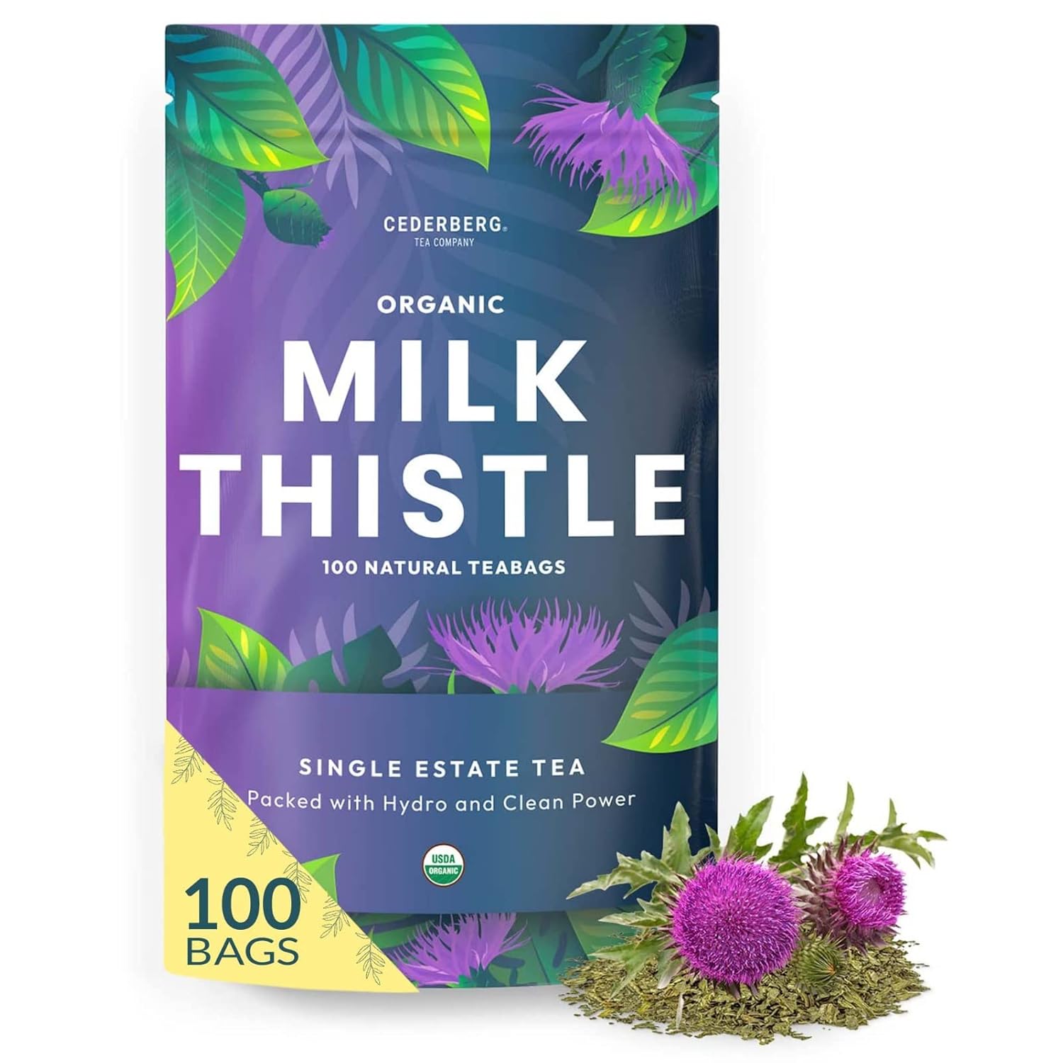 Organic Milk Thistle Tea | Cederberg's Organic Milk Thistle Tea | Pure ...